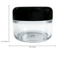 Beauticom 48 Pieces 30G/30ML(1 Oz) Round Clear Plastic Container Jars ...