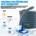 Pool Vacuum Kit Swimming Pool Vacuum Head with 1-1/2" x 30 ft Hoses ...
