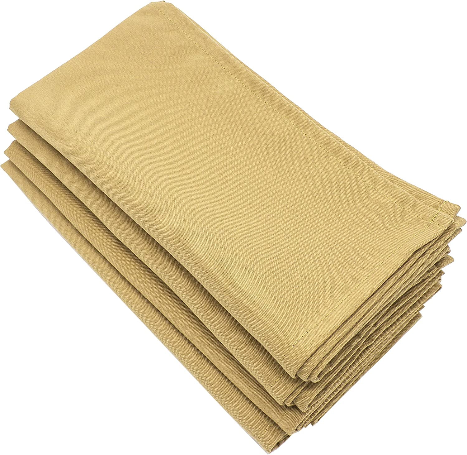 Fennco Styles Classic Solid Design Napkins, 20-inch Square, Set of 4 ...