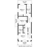 763-6006: Modern Contemporary 4 Bed, 3 Bath Luxury Home Plan, 1281 Sq ...