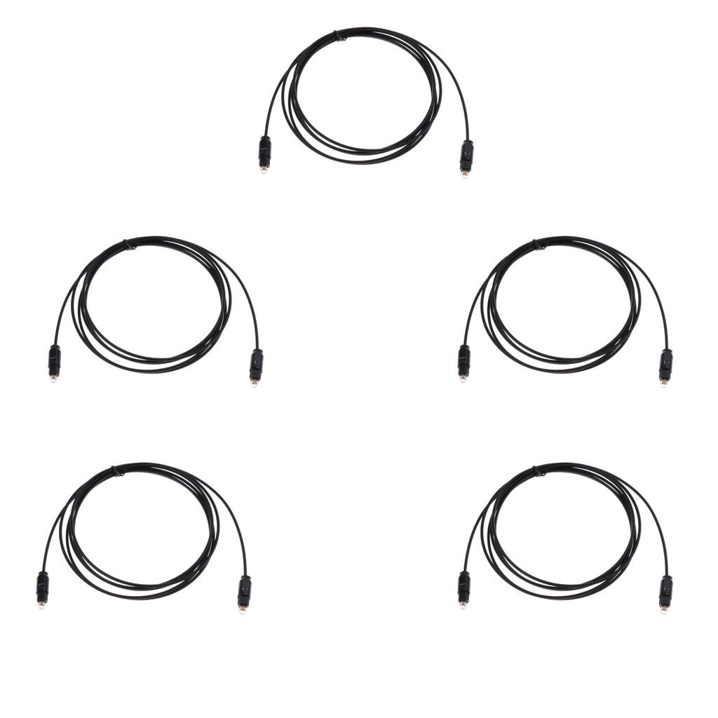 Cable de audio digital de fibra óptica Tos 5x OD2.2 para amplificadores ...