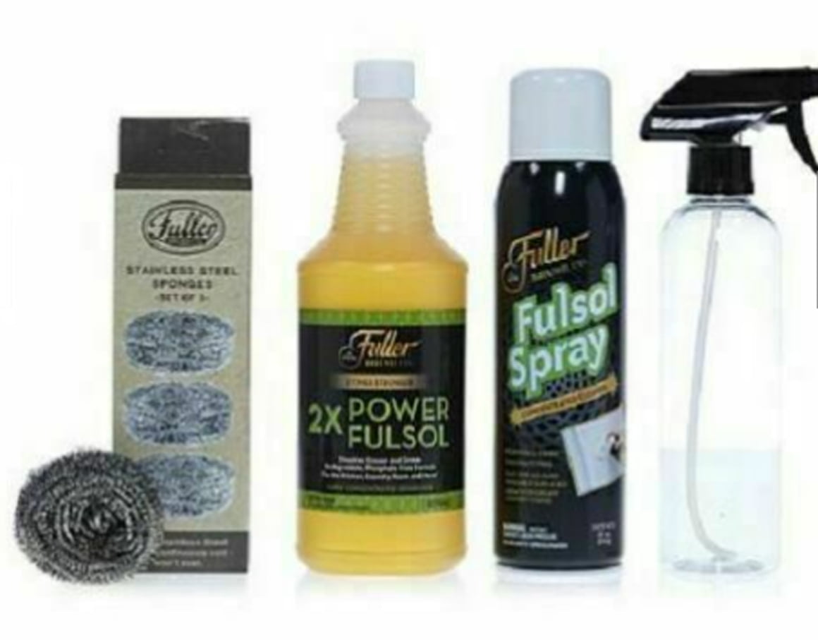 Fuller Full Brush Co 2X Power Fulsol Concentrated, Can Spray, Sponges ...