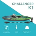 Free Shipping! Intex Inflatable Single Person Kayak with Oars and Pump ...