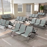 Kinbor 3-Seat Airport Reception Chairs Waiting Room Chair, Reception ...