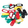 PWFE 20 Pack Plastic Key Tags, Keychain ID Labels with Writable Inserts ...