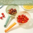 Draining Spoon 1Pcs Large Kitchen Strainer with Long Handle Round ...