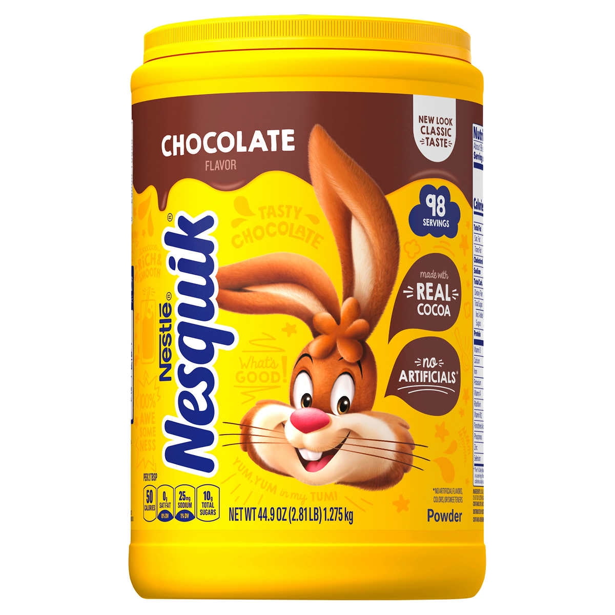 Nestle Nesquik Chocolate Drink Mix, 2.81 lbs - Walmart.com