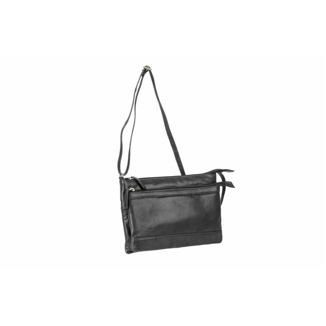 Leather Top zip crossbody bag - Walmart.com