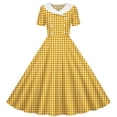ATOGUTA Girl's Casual Dresses Yellow Ruffle Summer Dresses Cute ...