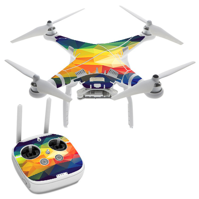 Prism 2 DJI Phantom 3 Professional Skin Skins Vinyl Decal Kit - Walmart.com