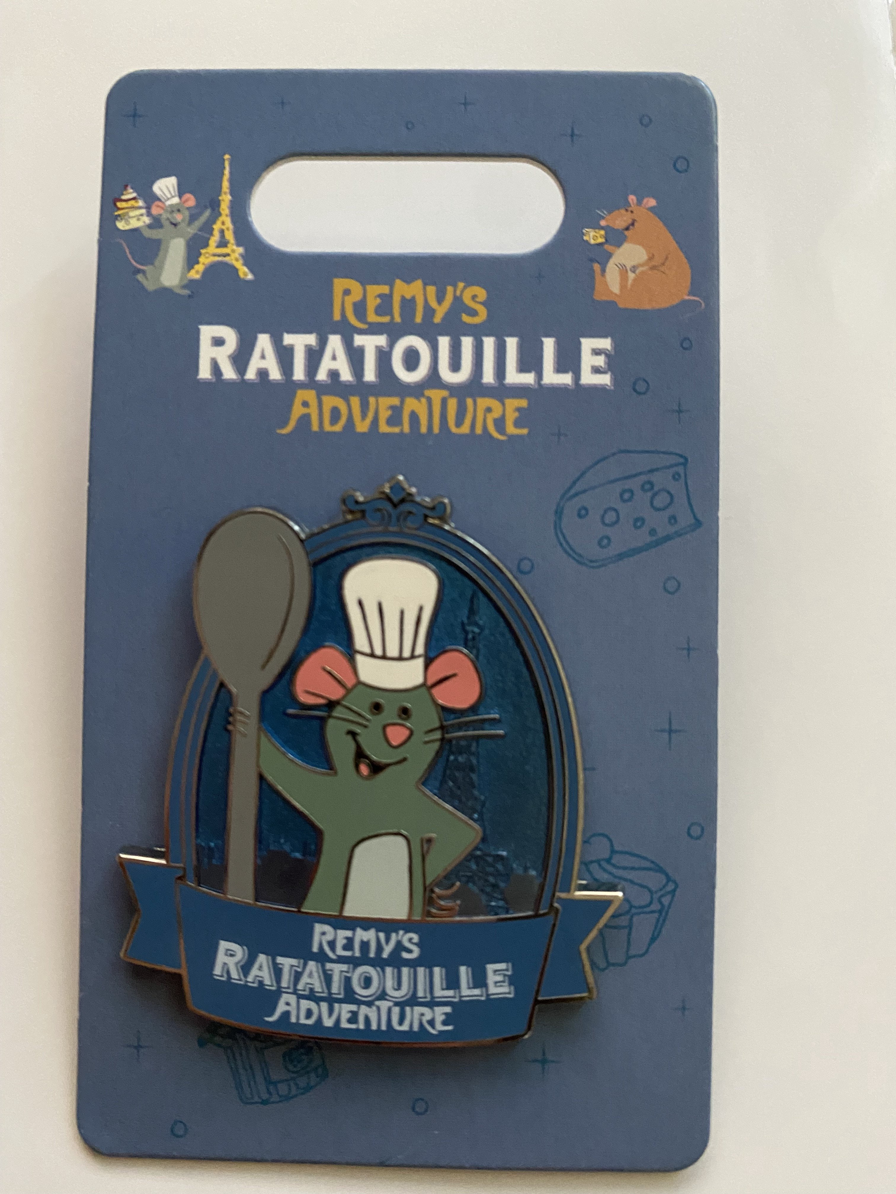 Disney Parks Remy's Ratatouille Adventure Logo Pin New with Card ...