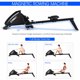 Gymax Foldable Magnetic Rowing Machine Rower w/ 10-Level Tension ...