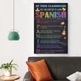 Spanish Classroom Rules Poster In This Classroom You Are Expected to Learn Spanish Spanish Class ...