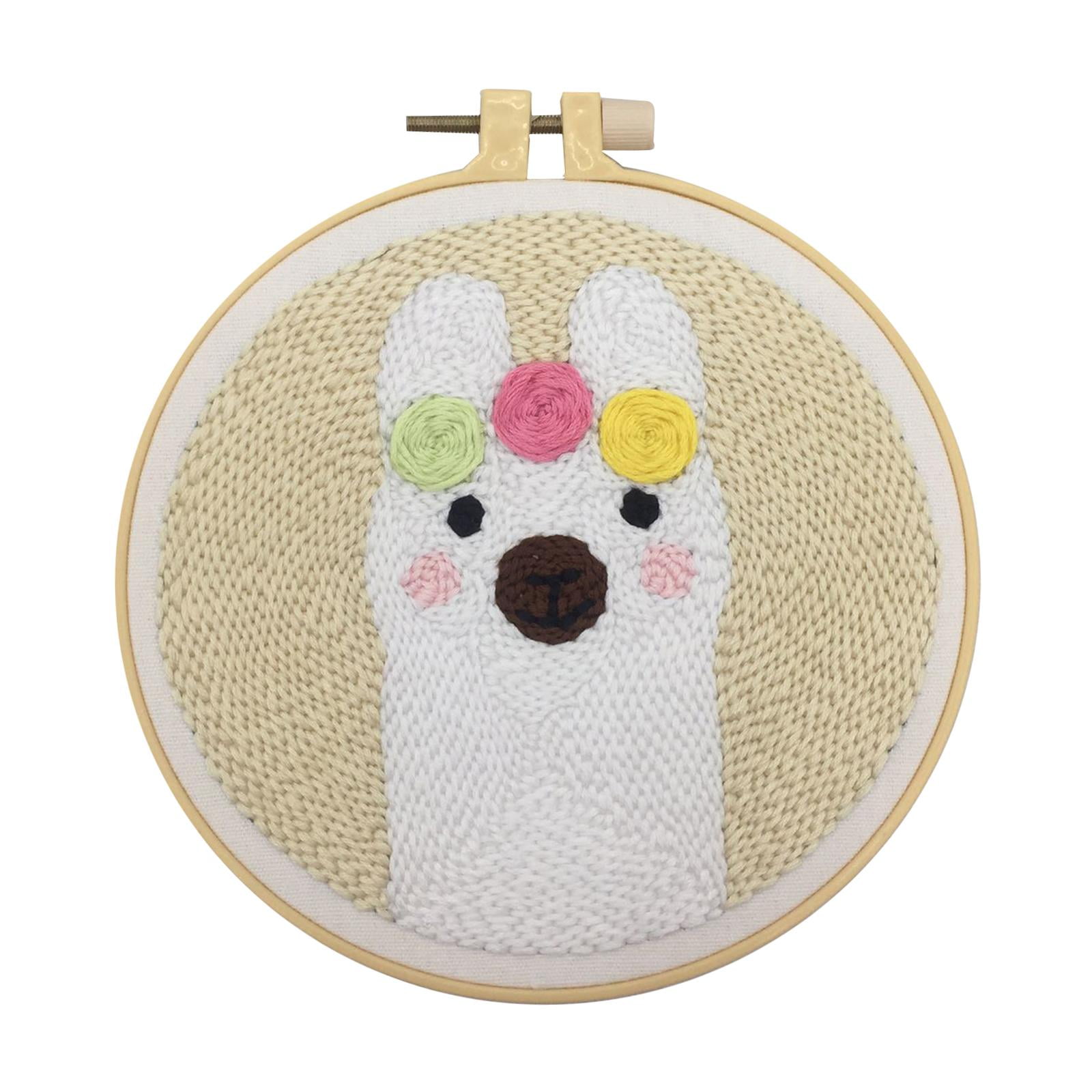 Stamped Punch Kits with Basic Tools Hand Craft for Beginners Alpaca ...