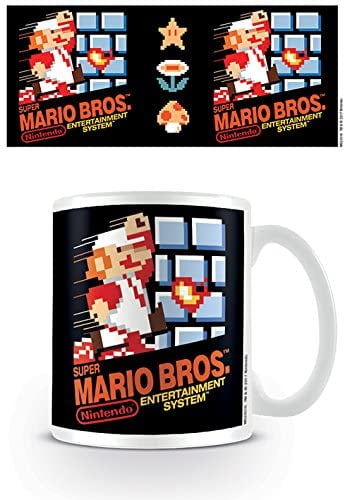 Pyramid International Super Mario NES Cover Official Boxed Ceramic ...