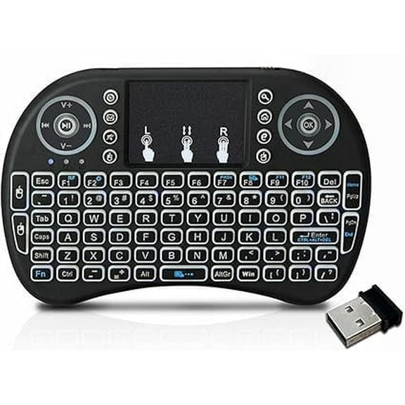 SANOXY Remote Control w. Touchpad Handheld Backlit Keyboard for Multi ...