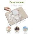 Cow and Calf Feed Soft Diatomite Bath Mat, Rustic Farm Mills Brown ...