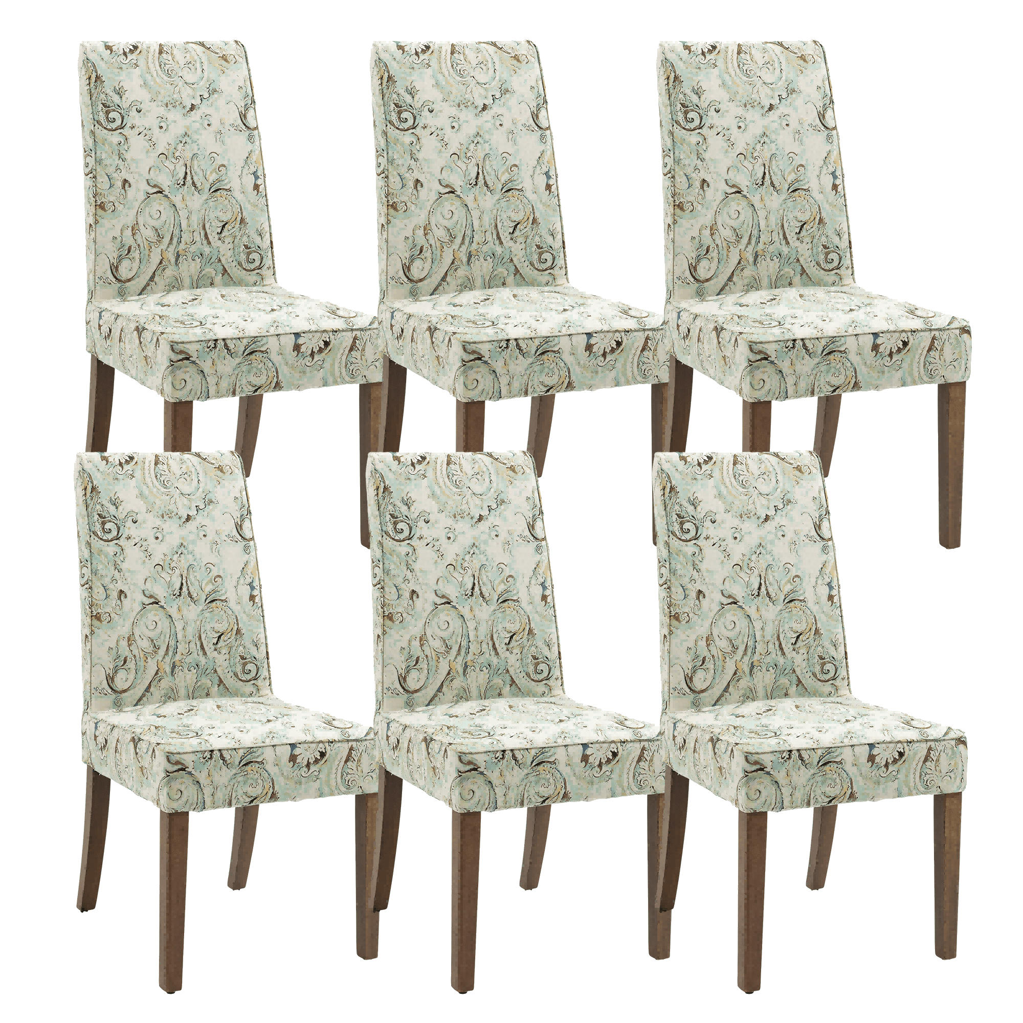 Modern Cover Removable Interchangeable Upholstered Dining Chairs with ...