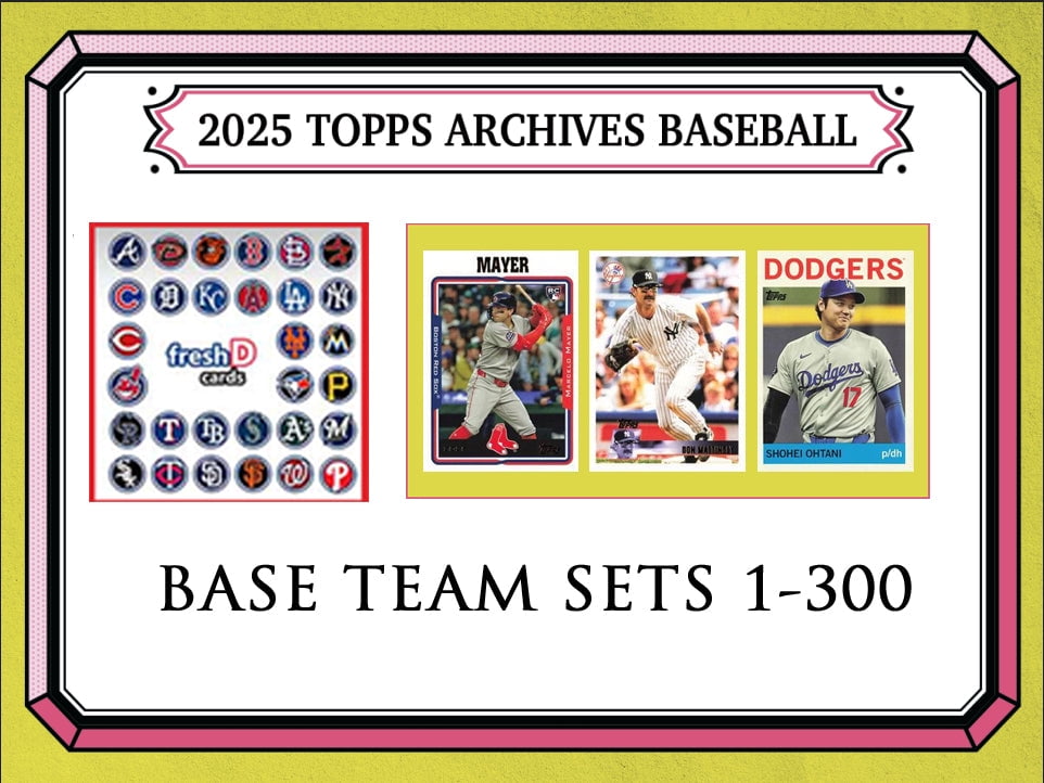 2025 Topps Archives Baseball Team Set Detroit Tigers 13 Tarik Skubal ...