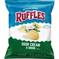 Ruffles Mixed Flavors Variety Pack, Single Serving Size, Lunch Size, 40 ...