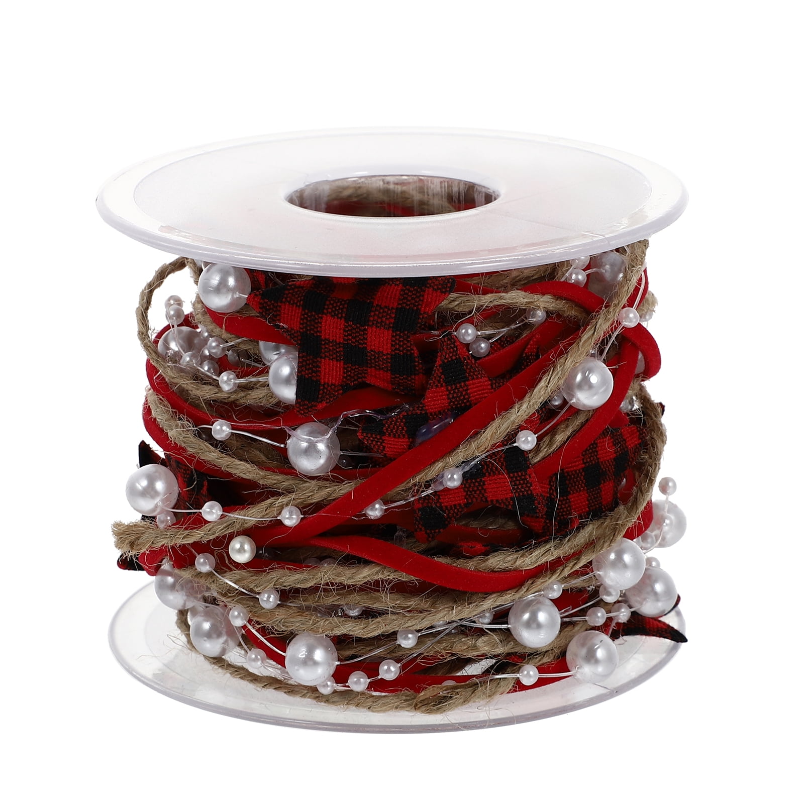 Hemoton Ribbon Christmas Ribbon Gifttree Wrapping Floral Making Trim ...