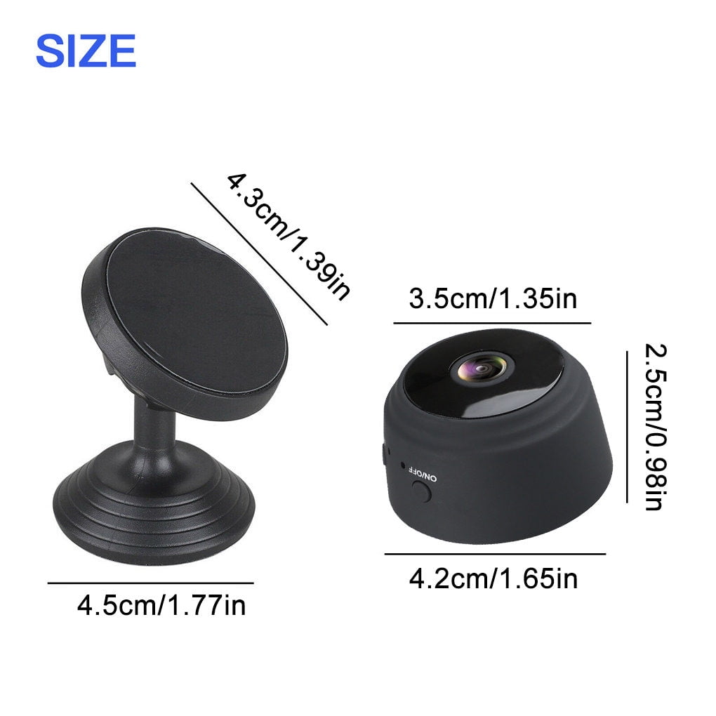Wifi Camera 1080P Wide Angle Night Vision Motion Detection Alarm Push ...