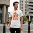 Smartprints Stay Kind Monkey Hug Rainbow Men's T-Shirt White, Cotton ...