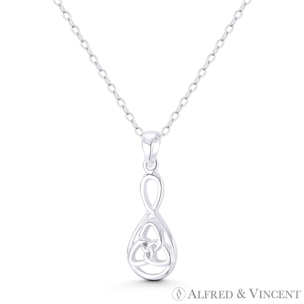 Trinity-Knot / Triquetra & Infinity Celtic Charm 23x8mm (0.9x0.3in ...