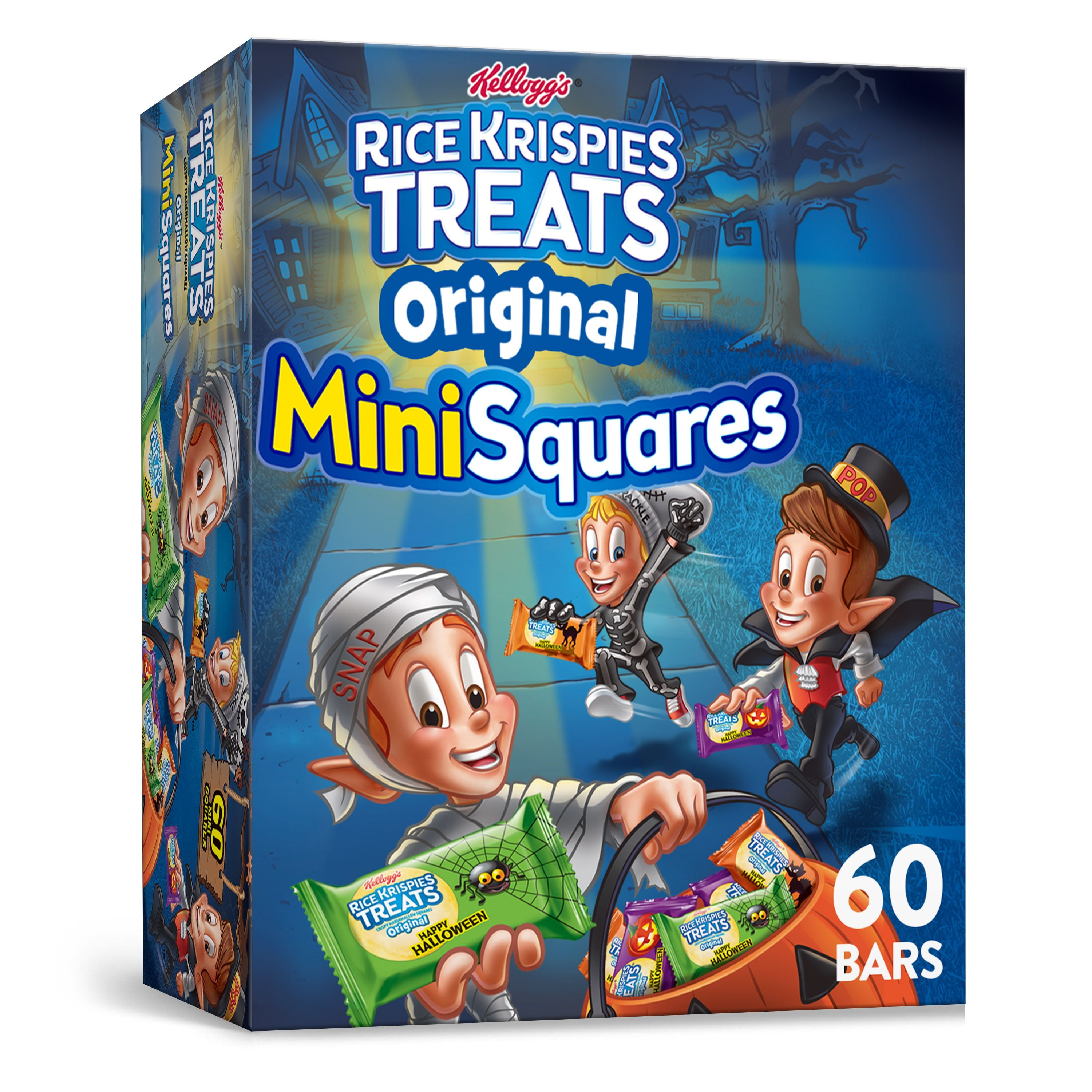 Kellogg's Rice Krispies Treats Halloween Trick-Or-Treat Mini-Squares ...