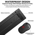 SANPTENT Wireless Keyboard and Mouse Combo, 104 Full Size Keyboard, 2 ...