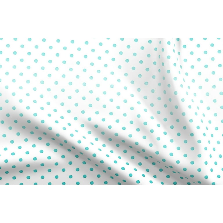 Turquoise Dot Fabric