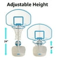 Dunn-Rite Clear Shot 2-in-1 Poolside Basketball & Volleyball Game Set ...