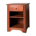 Renovators Supply End Tables Bedroom Cherry Stain Birch Shaker End Table Living Room - Walmart.com