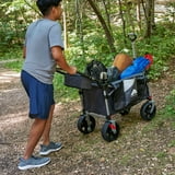 Ozark Trail All-Terrain Foldable Push Pull Wagon - Walmart.com