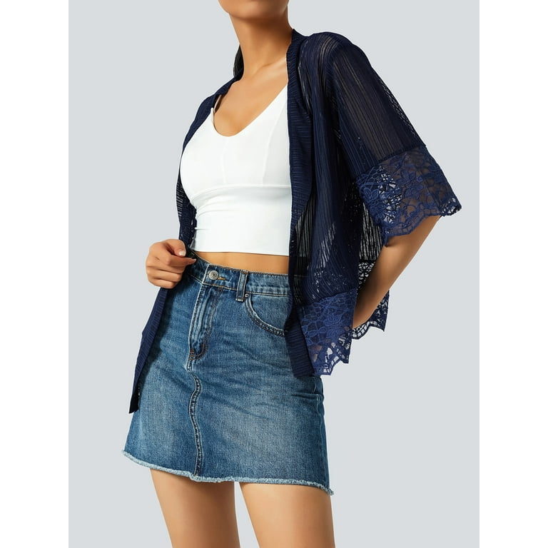 Off The Shoulder Lace Bolero Jacket