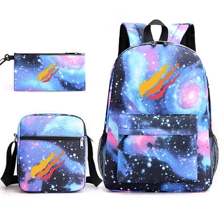 Prestonplayz Printed Starry Sky Backpack Casual Student Schoolbag Small ...