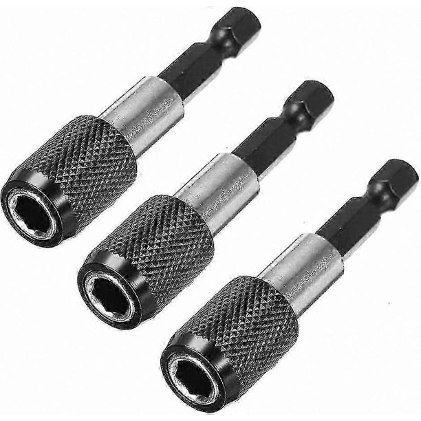 60mm Magnetic Hex Shank Screwdriver Bit Holder Set, 3 Pieces Quick ...