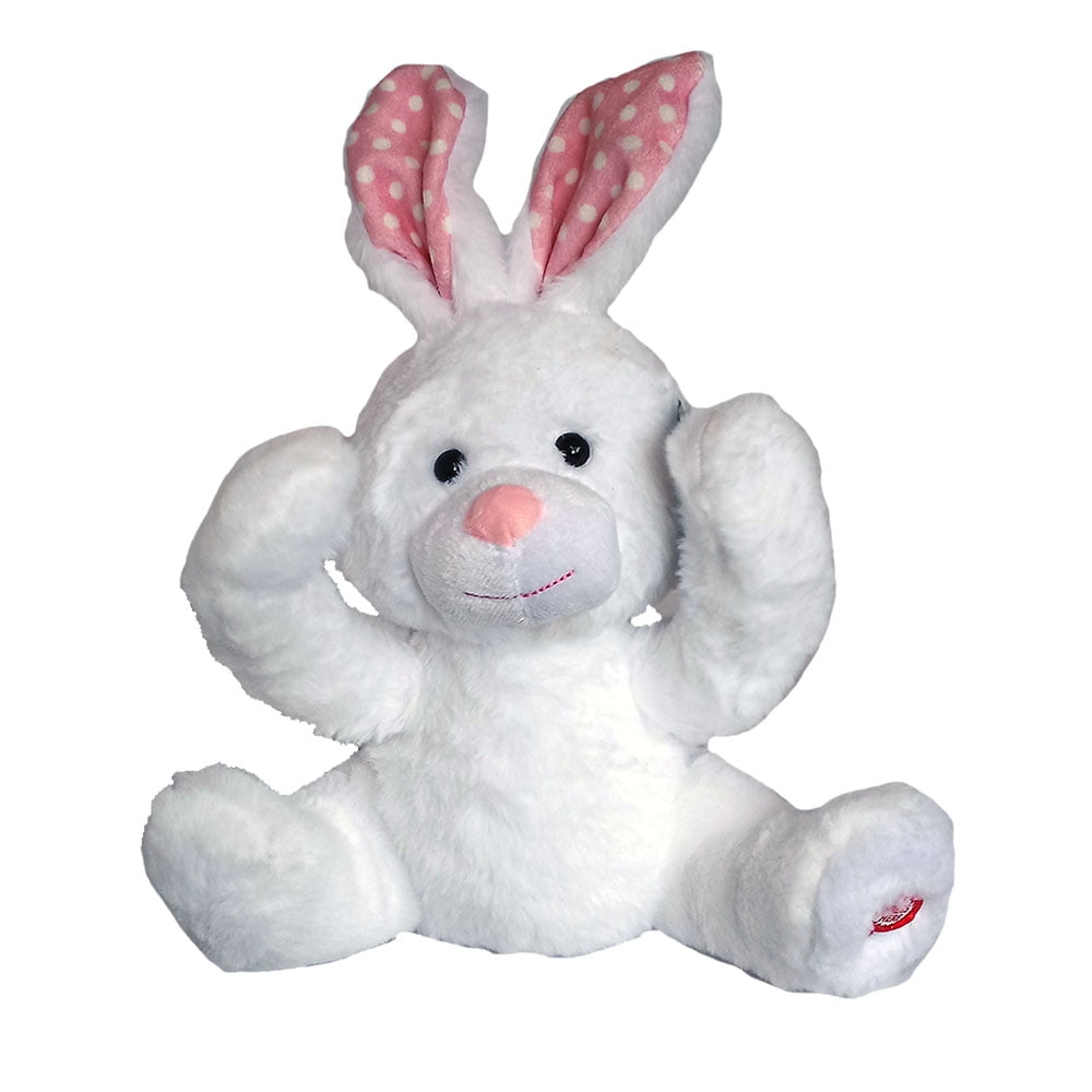 Peek-a-Boo Animated Plush Easter Bunny Rabbit Sings - Walmart.com