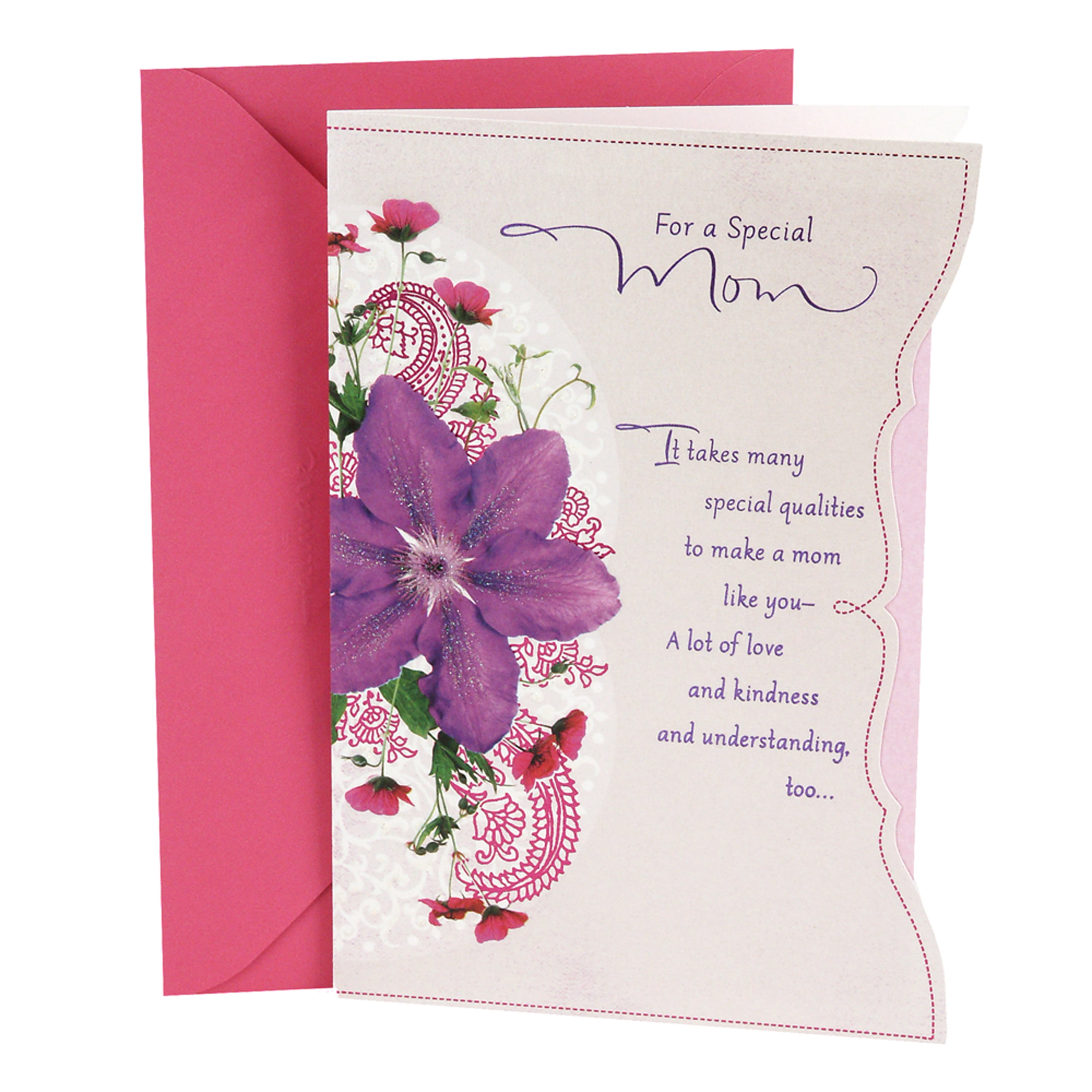 Hallmark Birthday Greeting Card To Mother Purple Flower Walmart Hallmark Birthday Greeting Card To Mother Purple Flower Walmart
