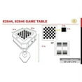 Game Table 28''L x 28''W with 2 Drawers Storage, Reversible Game Tray ...