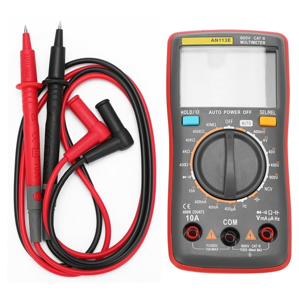 Digital Multimeter,AN113E Handheld Digital Multimeter Multimeter ...