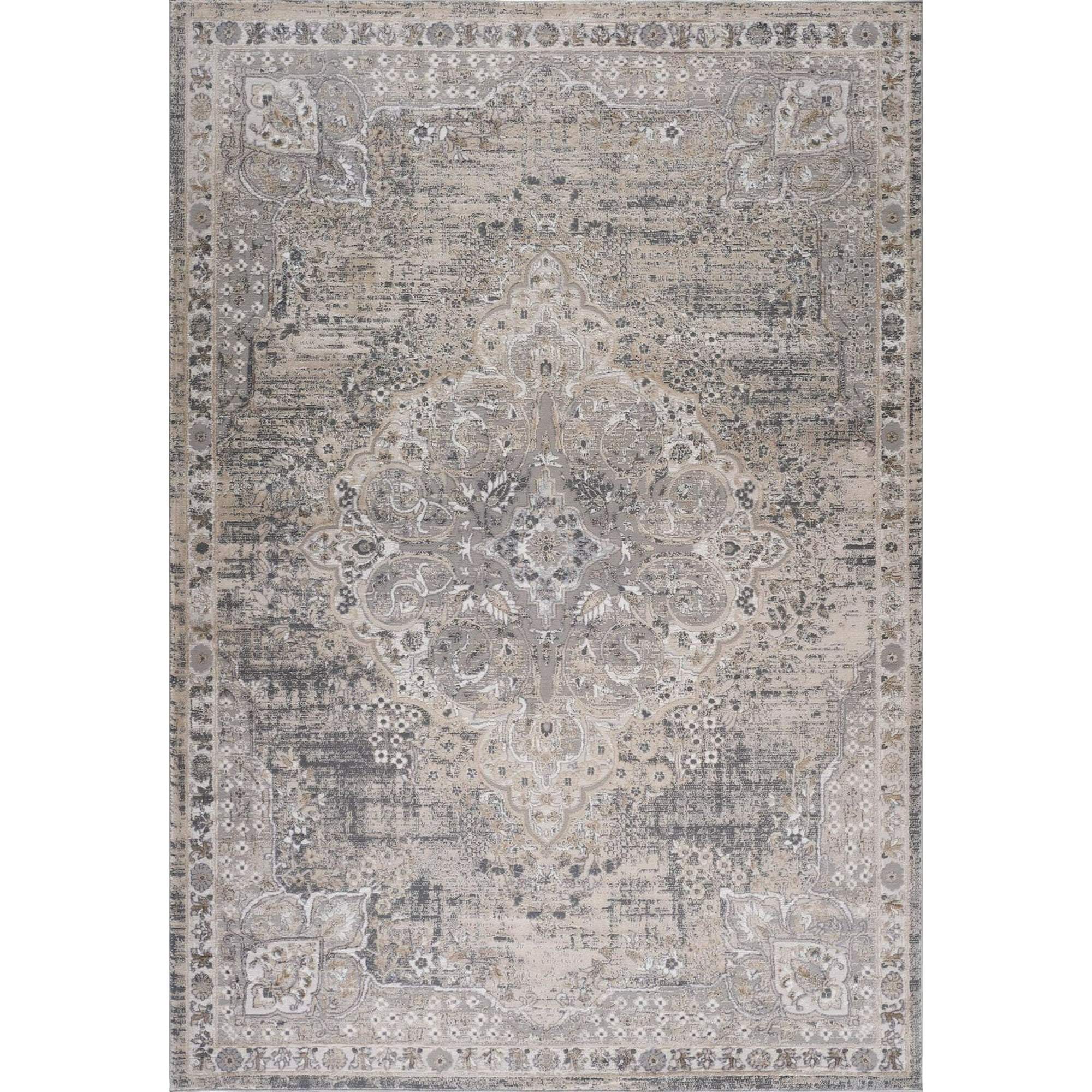 Click here for Rug Branch Atlas Classic Indoor Area Rug  Grey Bei... prices