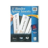 Avery 1" Binder Spine Inserts, 40 Inserts (89103) - Walmart.com