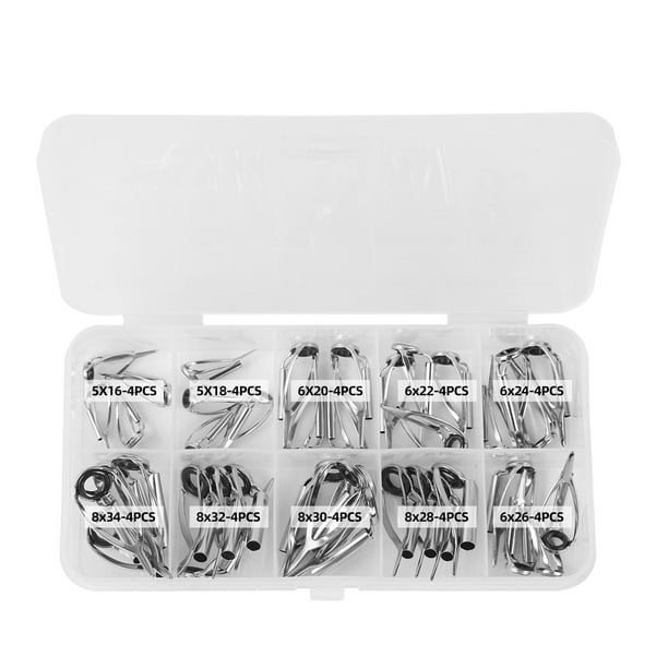 Ourlova 10 / 40PCS Fishing Rod Guide Tip For Spinning Casting Rod ...