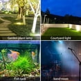 FJSHN-Solar Pond Spotlights, 12 LED Solar Underwater Lights with Dual ...