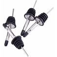 24 Pack Liquor Pour Spouts Set - Stainless Steel bottle spout and ...