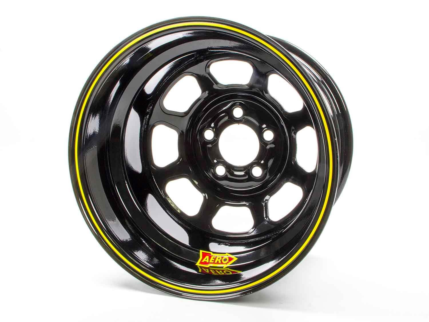 AERO Race Wheels 51-Series 15x8" 5x5.00 Black Wheel P/N 51-185020 ...