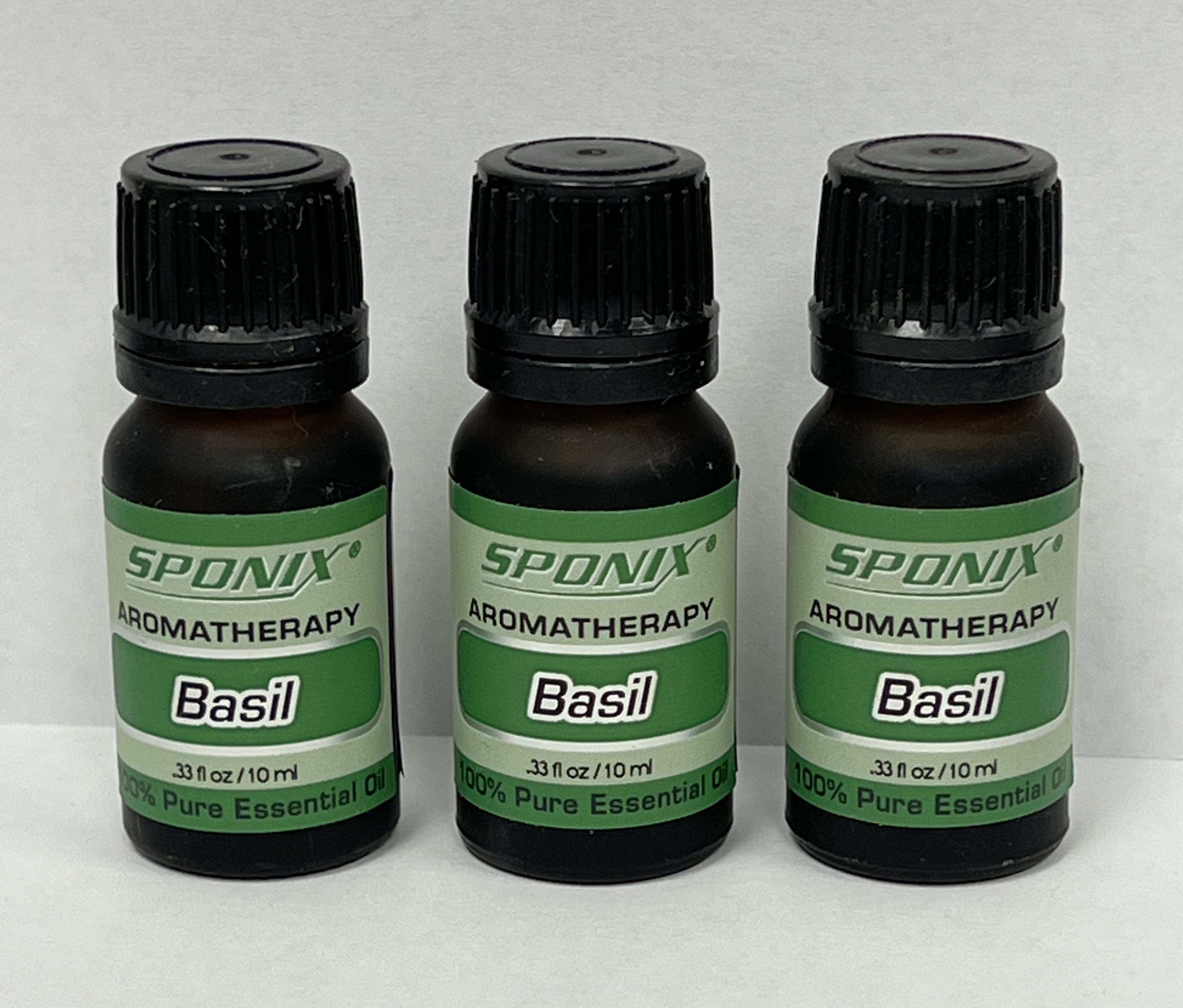 Basil Essential Oil 10 ml / 0.33 oz. Each for Aromatherapy | 3 Pack ...