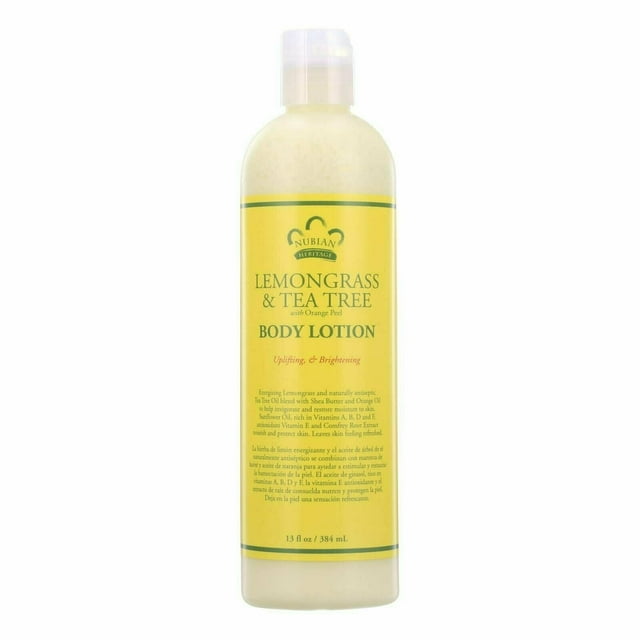 Nubian Heritage Lotion Lemongrass And Tea Tree 13 Ounce