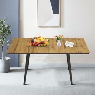 AST-OLW-TP - Dining Table - Oak Table Top and Linen White Pedestal Leg ...